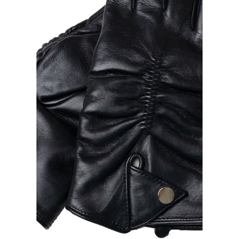 RE DESIGNED Eda Skindhandske I Sort Unik Sko