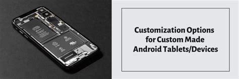 Customization Options For Custom Made Android Tabletsdevices Hatch