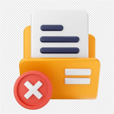Premium Psd 3d Folder Document File