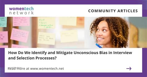 How Do We Identify And Mitigate Unconscious Bias In Interview And Selection Processes Women How Do We Identify And Mitigate Unconscious Bias In Interview And Selection Processes Women