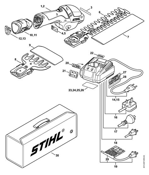 Stihl Hsa Powerhead Battery Battery Charger Lawn Turfcare Machinery Parts