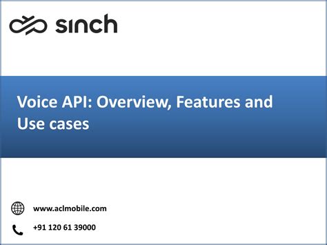 Ppt Voice Api Overview Features And Use Cases Powerpoint