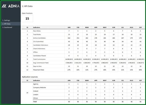 Recruitment Tracker Excel Template Free Template 1 Resume Examples