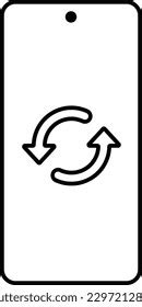 Reload Refresh Loading Repeat History Outline Stock Vector Royalty Free Shutterstock