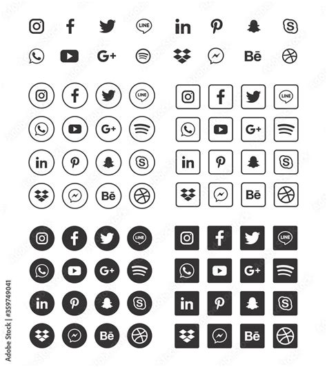 Social Media Icons Linkedin