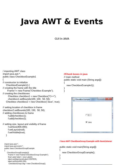 week 10 java awt gui complete with code pdf