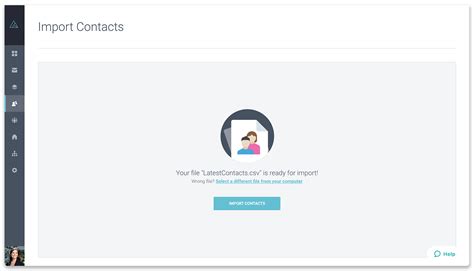 upload contacts using a csv file activepipe