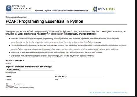 Python Programmer With Skills In Algorithms Data Structures And