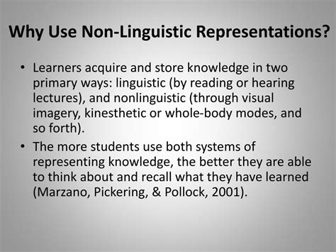 Ppt Non Linguistic Representation Powerpoint Presentation Free