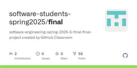 GitHub Software Babes Spring2025 Final Software Engineering Spring 2025 5 Final Final
