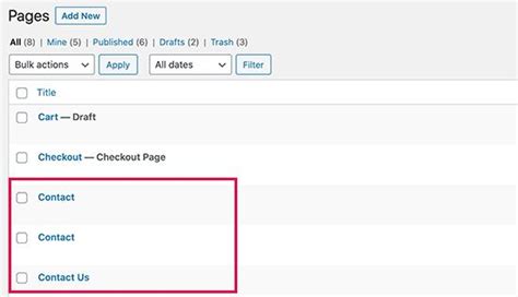 Restoring Deleted Pages From WordPress Fixed Blog