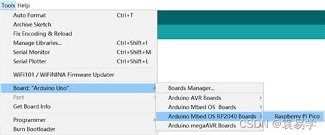 树莓派pico开发板arduino Ide开发环境安装与使用树莓派下载arduino Ide是二进制文件 Csdn博客