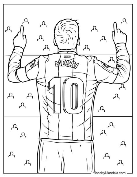 Coloring Football Messi