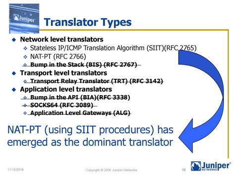 copyright © 2006 juniper networks ppt download