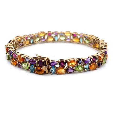 At Auction Ct Y G Citrine Peridot Amythest Topaz Garnet