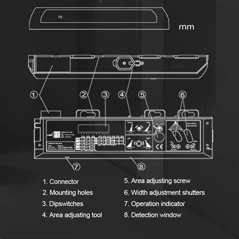 Yoursensor Smart Detection Angle Adjustable Sensor Automatic Sliding