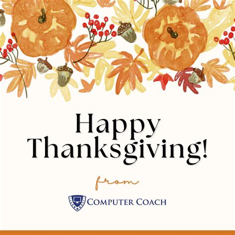 Computer Coach It Training On Linkedin Computercoach Thanksgiving Happythanksgiving