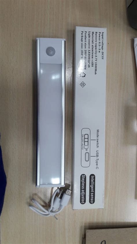 3000k 4000k 6000k Motion Sensor Led Cabinet Light Base Type Aluminum Abs Dc5v At ₹ 550