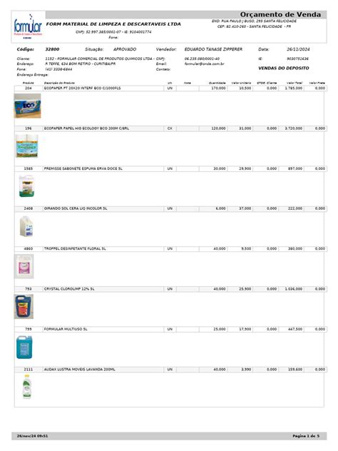 Orcamento Formular Pdf