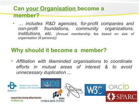 Rda The Research Data Alliance In A Nutshell Ppt