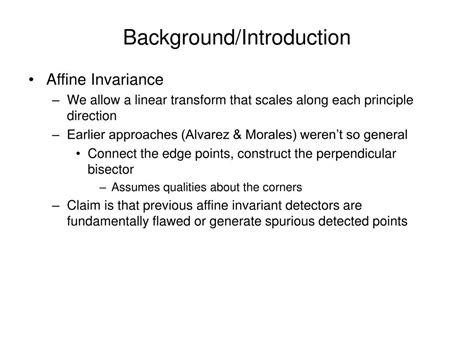 PPT Scale Affine Invariant Interest Point Detectors PowerPoint Presentation ID