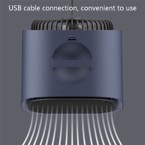 데스크탑 냉각 팬 Usb 휴대용 사무실 냉기 에어컨 팬 색상 M201 하늘 화이트