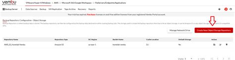 Vembu How To Setup Immutable Backups To Aws S3