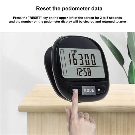 Pedometer Accurate Reading Intelligent High Clearly Step Correction