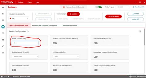 TPS Efuse Shut Off TSU TMR After Enable Efuse Using PMBus Command Power Management Forum