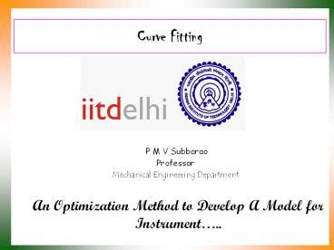 PPT Curve Fitting PowerPoint Presentation Free To View Id Nzg M