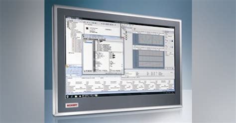 hmi beckhoff automation s panel pc series control design control
