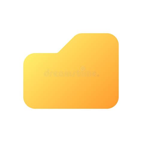 Folder Pixel Perfect Flat Gradient Color Ui Icon Stock Illustration