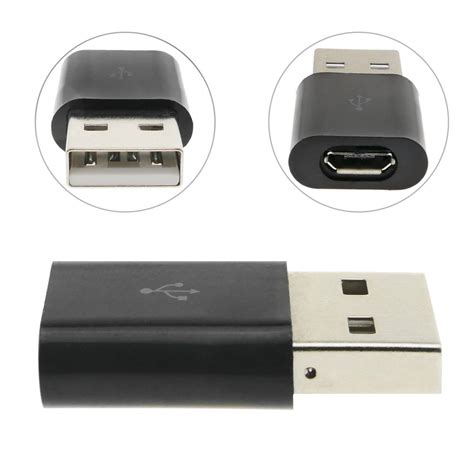 Usb Adapter A Male To Micro Usb Female Cablematic