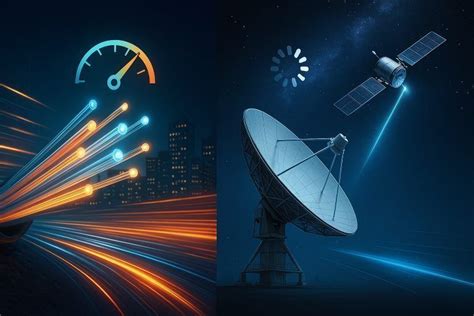 Satellite Vs Fiber Internet The 2025 Latency And Bandwidth Showdown