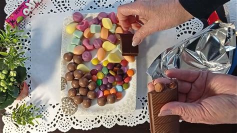 Assembling Chocolate With Almonds Asmr Youtube