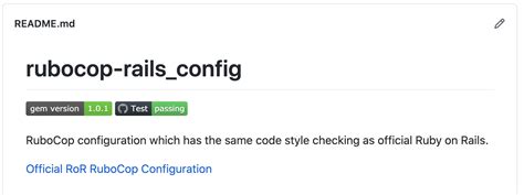 rubocop rails config v1 0 をリリースした toshimaru blog