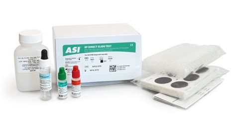 Asi Serology Kits Rf Slide Test Kit By Arlington