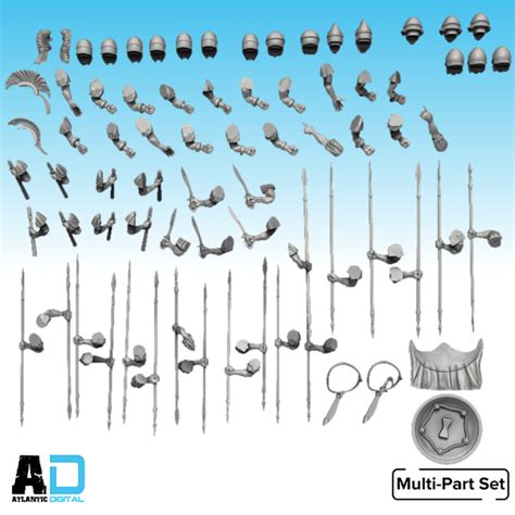 3d Printable Greek Hoplites By Wargames Atlantic