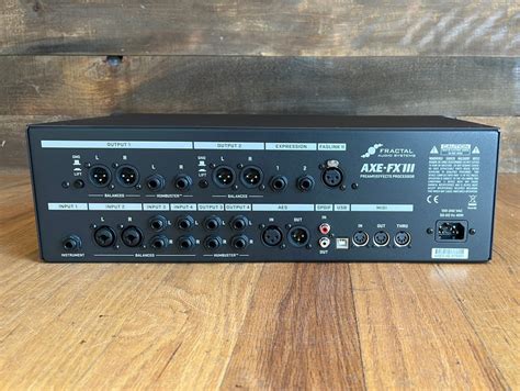 Used Fractal Audio Systems Axe Fx Iii Preamp Fx Processor