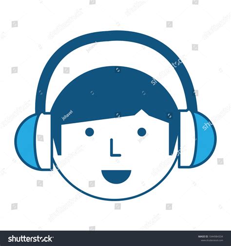 Cartoon Man Headphones At Alexandra Donohoe Blog