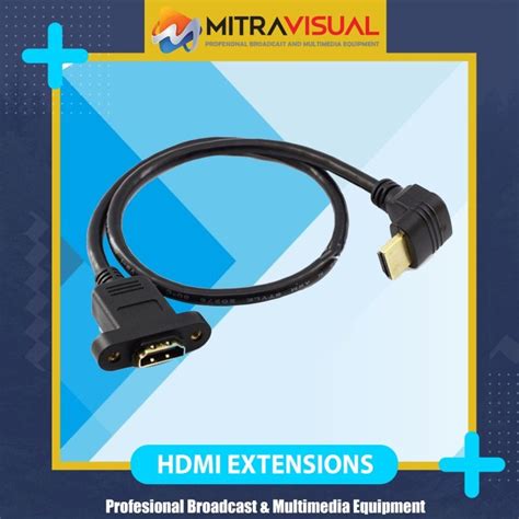 Jual Hdmi Down 14 Male To Female Extension 50cm High Quality Code F