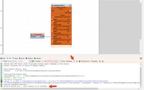 step 4 generate compile and upload the project visuino visual