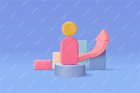 Premium Vector 3d People In Team Leader Symbol Of Teamwork