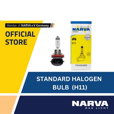 Narva H11 Standard Halogen Headlight Bulb 48072 12v 55w Shopee Malaysia