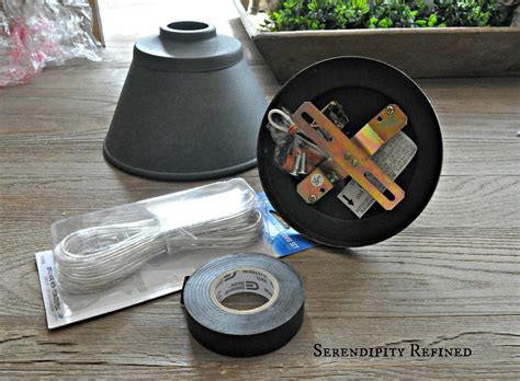 Serendipity Refined Blog How To Add An Electrical Plug To A Wall Mounted Light Fixture