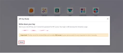 How To Generate The Api Key In Odoo Ringover Help Center