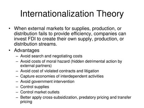Ppt Theory Fdi Powerpoint Presentation Free Download Id4347750