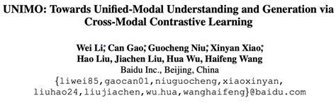 Acl2021《unimo》用不匹配的图文对也能进行多模态预训练？百度提出统一模态的预训练框架unimo 知乎