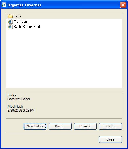quickly back up restore and organize internet explorer favorites with