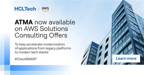Hcltech Automated Technology Modernization Accelerator Aws Solutions Consulting Offer Hcltech